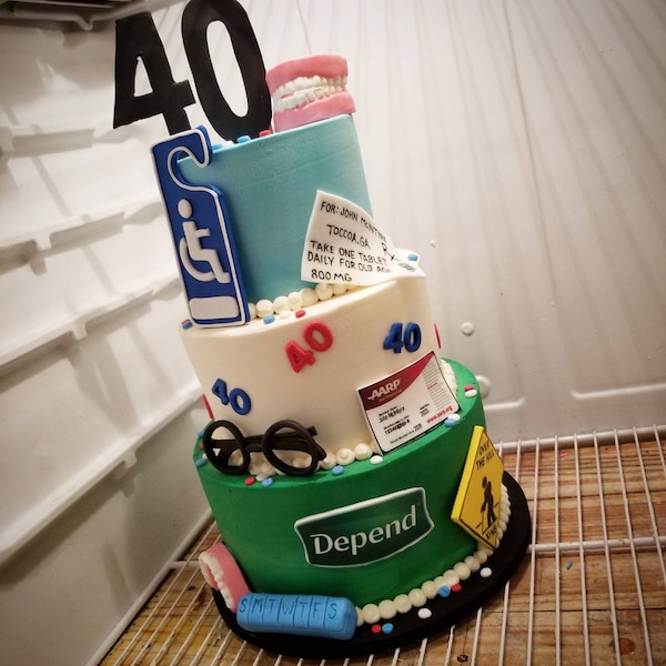 Old Man Cake Topper - Etsy