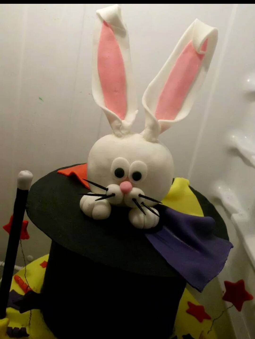 Handmade Fondant Magic Show Cake Topper Set - Etsy