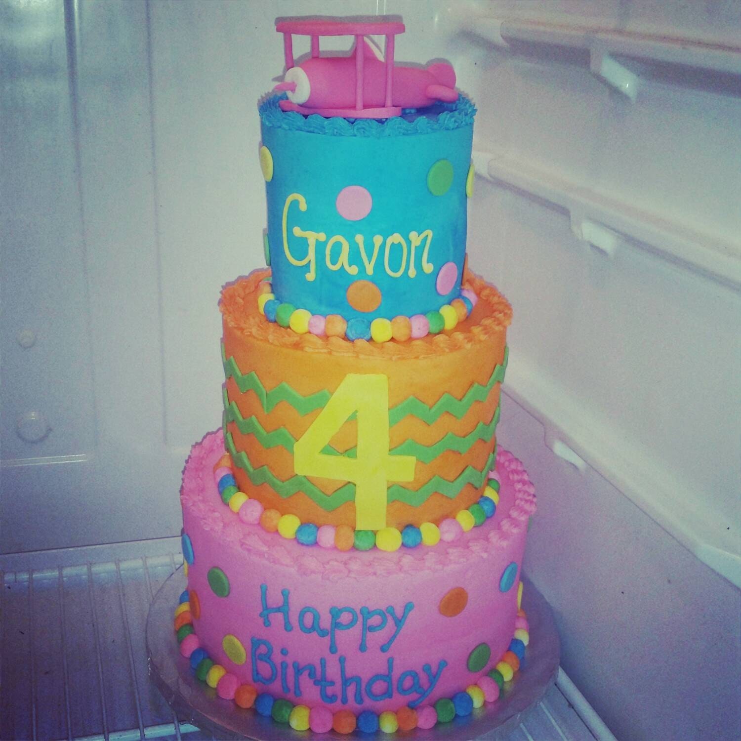 Handmade Edible Fondant Airplane Cake Topper Set - Etsy