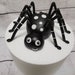 Handmade Fondant Large Spider Cake Topper - Etsy