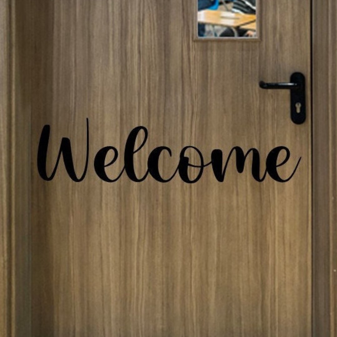 Welcome Decal Desk Wall Door Decal - Classroom Decor - Classroom ...