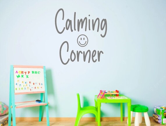 Calming Corner Wall Decal Classroom Decor Classroom - Etsy
