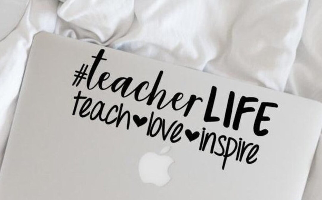 Teacher Decal Teacher Gift Laptop Decals Phone Decals Small Vinyl ...