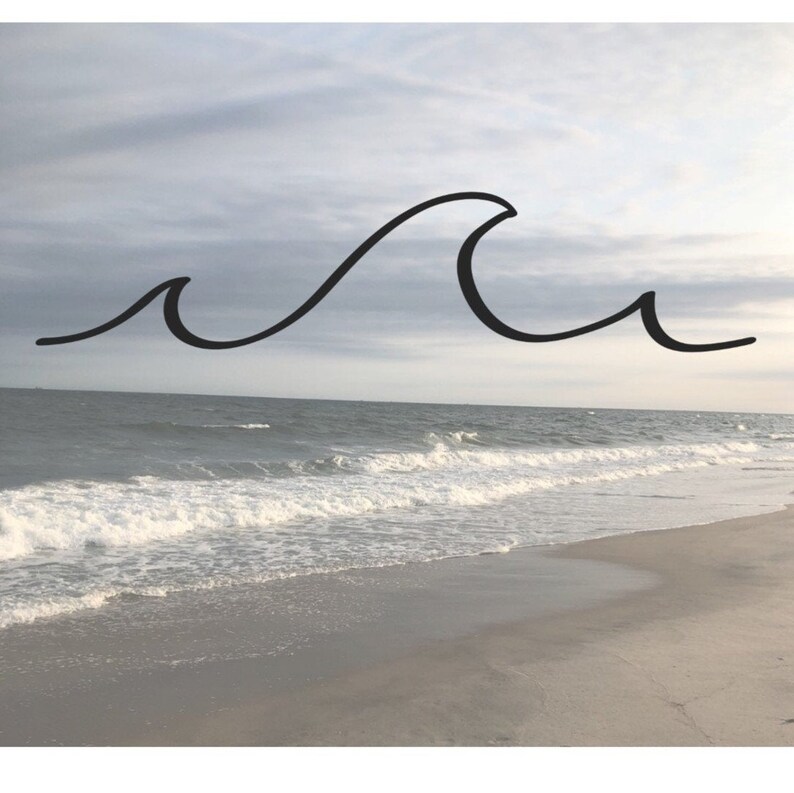 Beach Wave Decal - Ocean Wave - Car Decal - Laptop Decals - Phone ...
