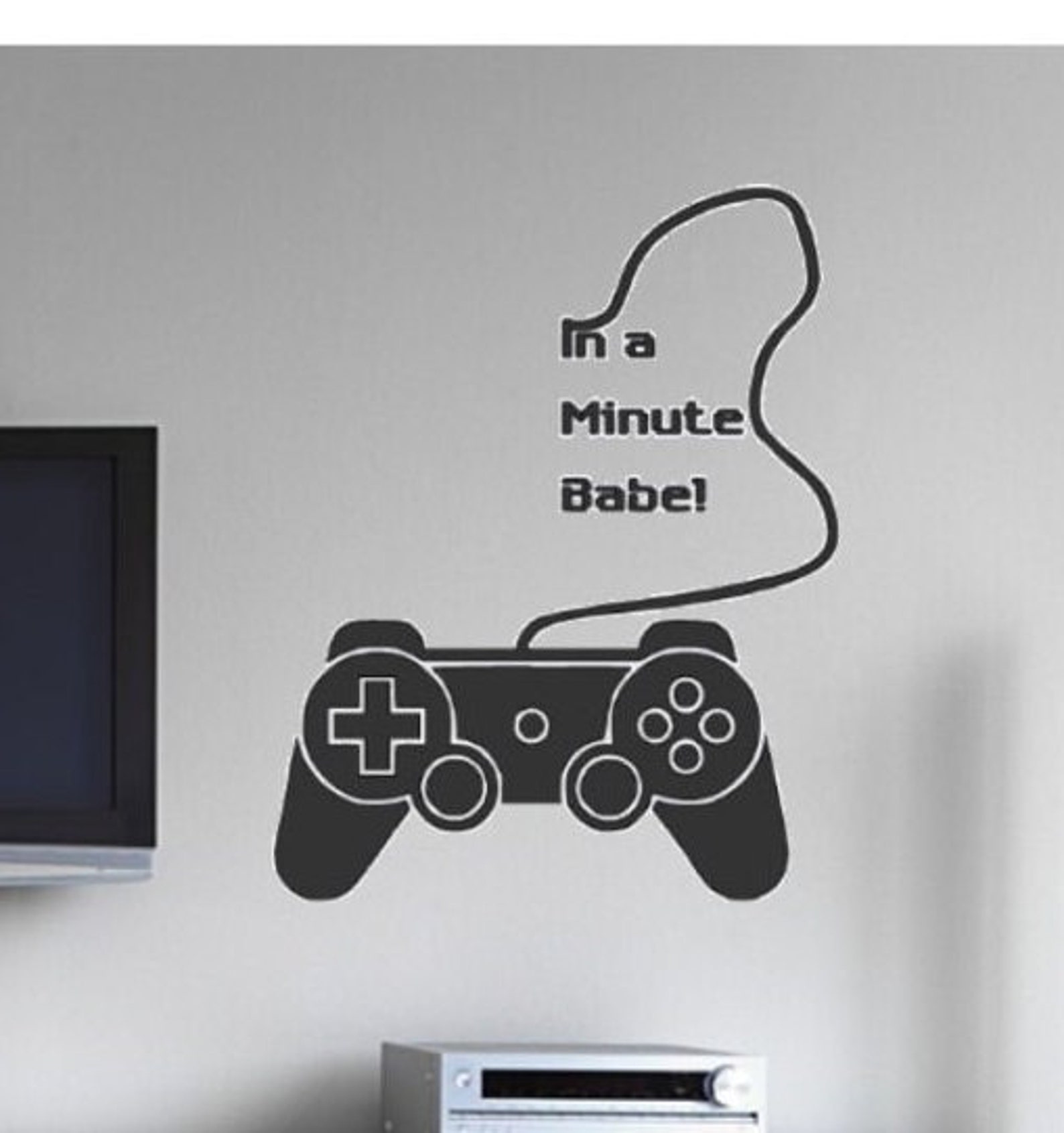Video Game Vinyl Wall Decal Man Cave Vinyl Wall Decal Kids - Etsy