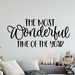 It's the Most Wonderful Time of the Year Holiday Wall - Etsy
