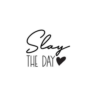 Slay the Day Motivation Decal Inspiration Decal Laptop - Etsy