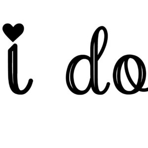 I Do - Wedding Shoes Decals - Wedding Shoes - I Do Sticker - I Do Vinyl ...