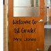 Welcome Back to School Door Decal School Door Classroom Door Classroom ...
