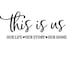 This is Us. Our Life Our Story Our Home - Vinyl Wall Decal- Living Room ...