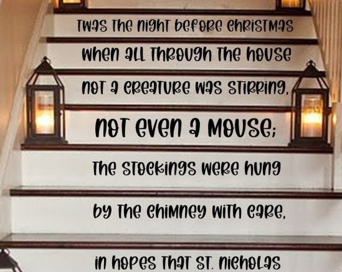 Life Quotes Stair Riser Decals, Stair Decals, Stair Stickers, Wall ...