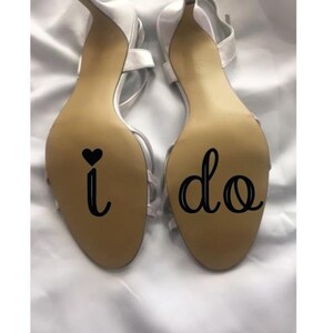 I Do - Wedding Shoes Decals - Wedding Shoes - I Do Sticker - I Do Vinyl ...