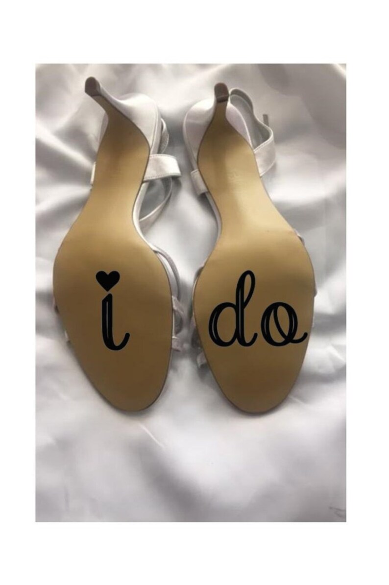 I Do Wedding Shoes Decals Wedding Shoes I Do Sticker I | Etsy