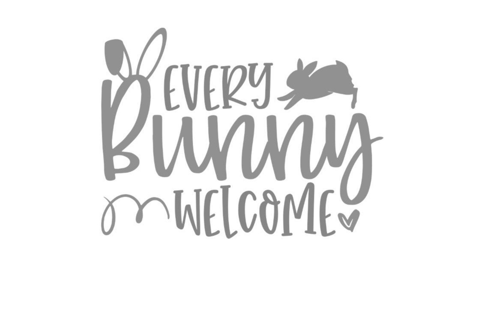 Every Bunny Welcome Easter Wall Decal Easter Door Decor - Etsy