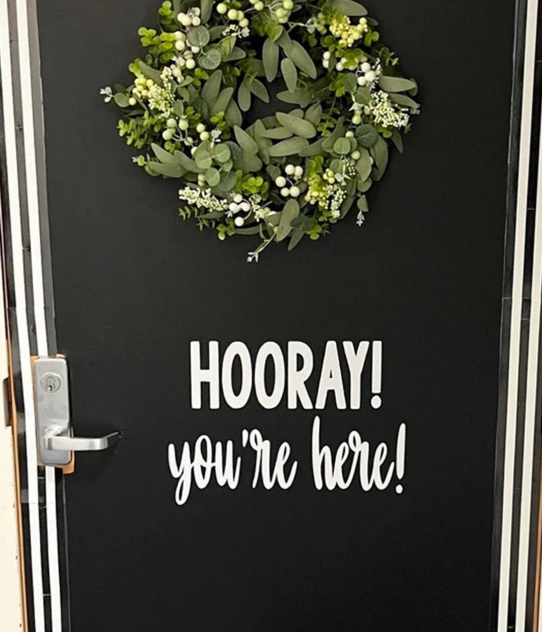 Hooray You're Here Classroom Door Wall Decal Classroom - Etsy