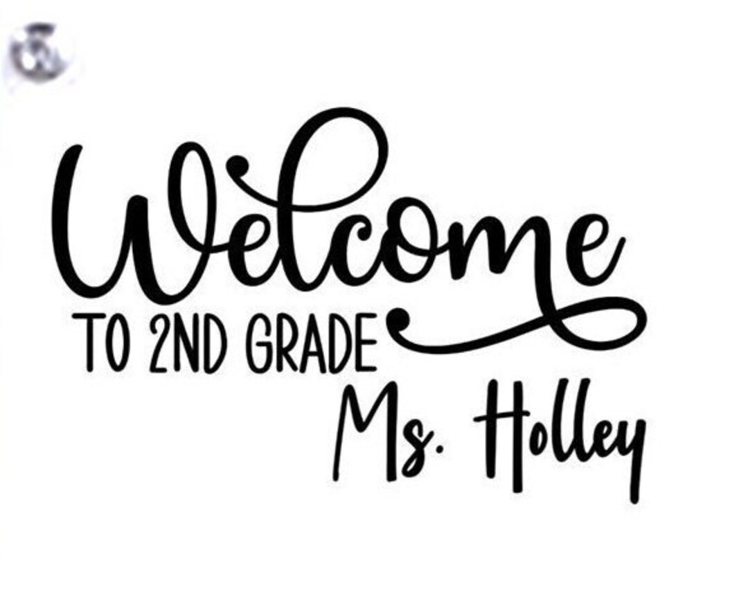 Custom Teacher Name Apple Door Wall Decal - Classroom Decor - Classroom ...