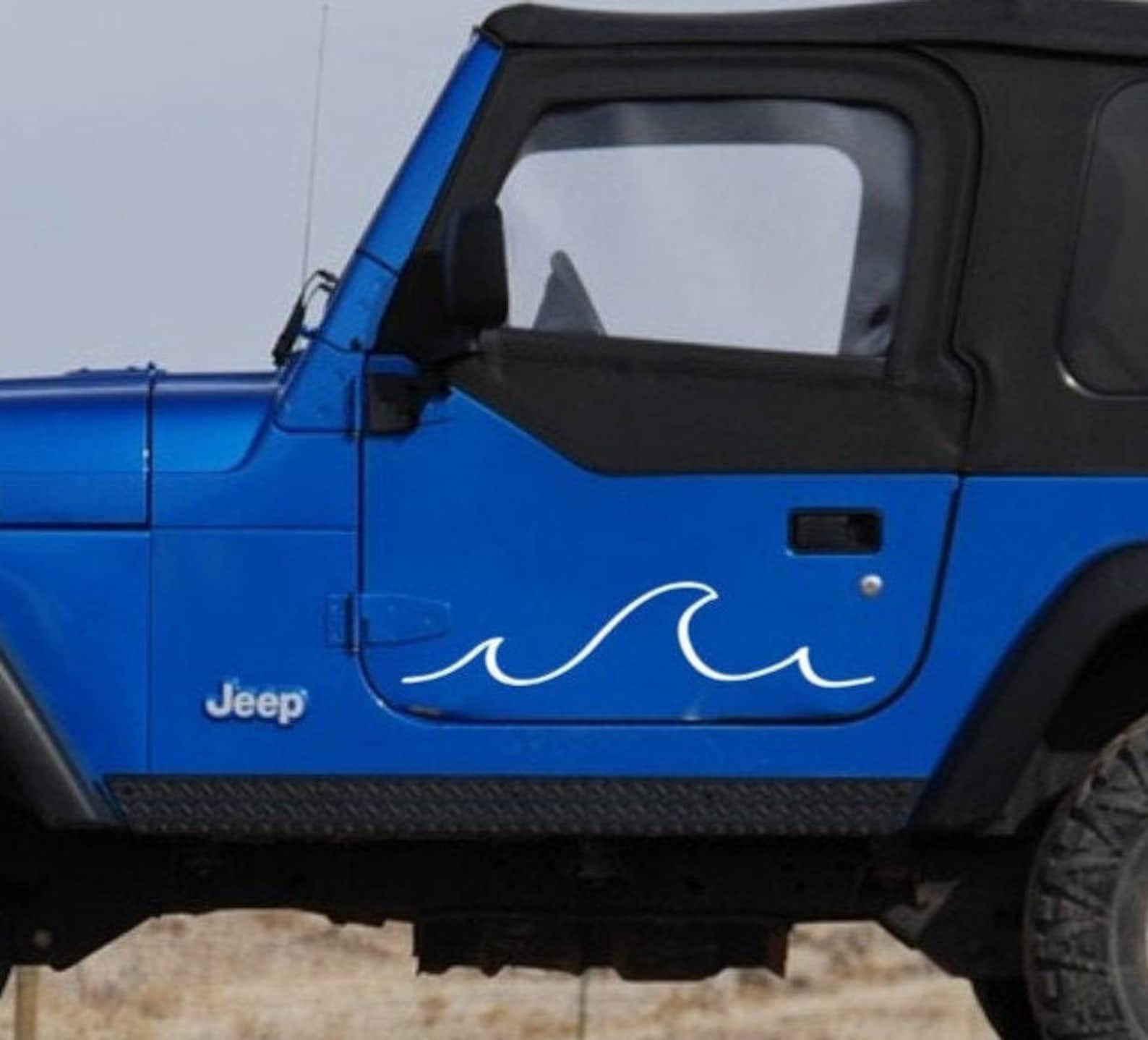 Beach Wave Decal Ocean Wave Car Decal Laptop Decals - Etsy