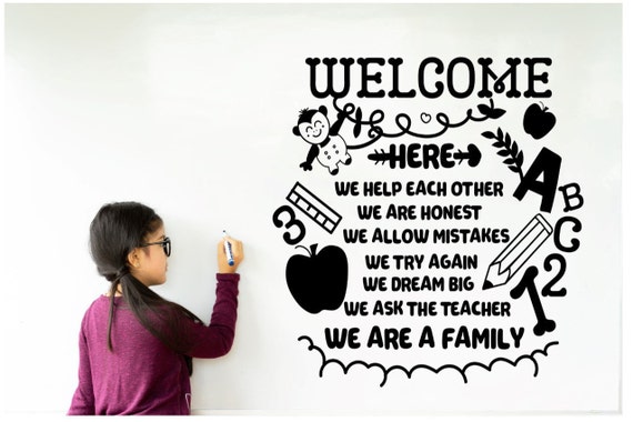 Welcome to Our Classroom Classroom Wall Art Classroom - Etsy