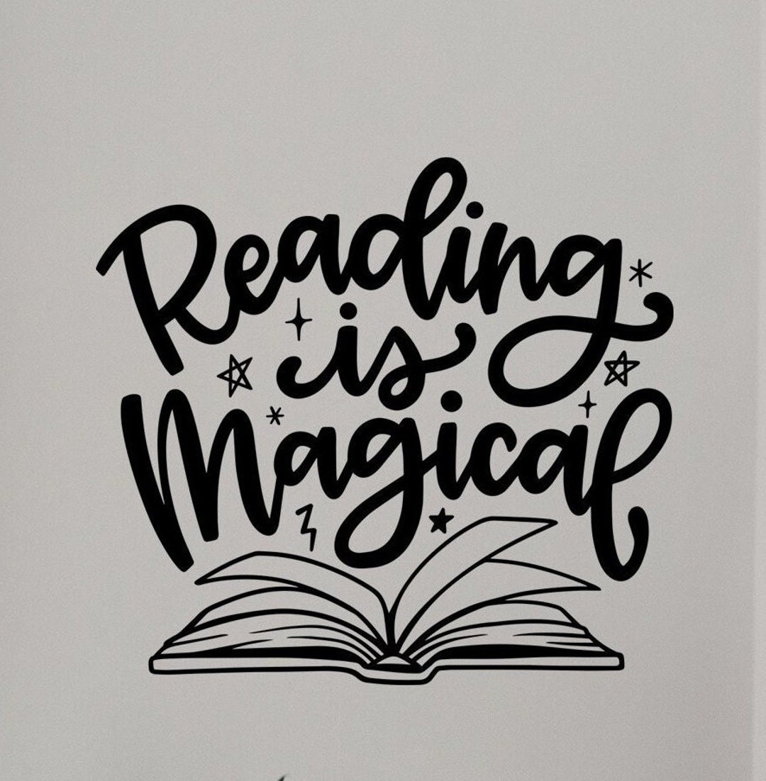 Classroom Decal Reading is Magical Vinyl Wall Decal Classroom Decor ...