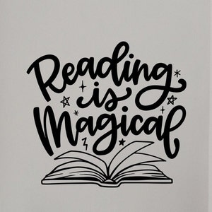 Classroom Decal Reading is Magical Vinyl Wall Decal Classroom Decor ...