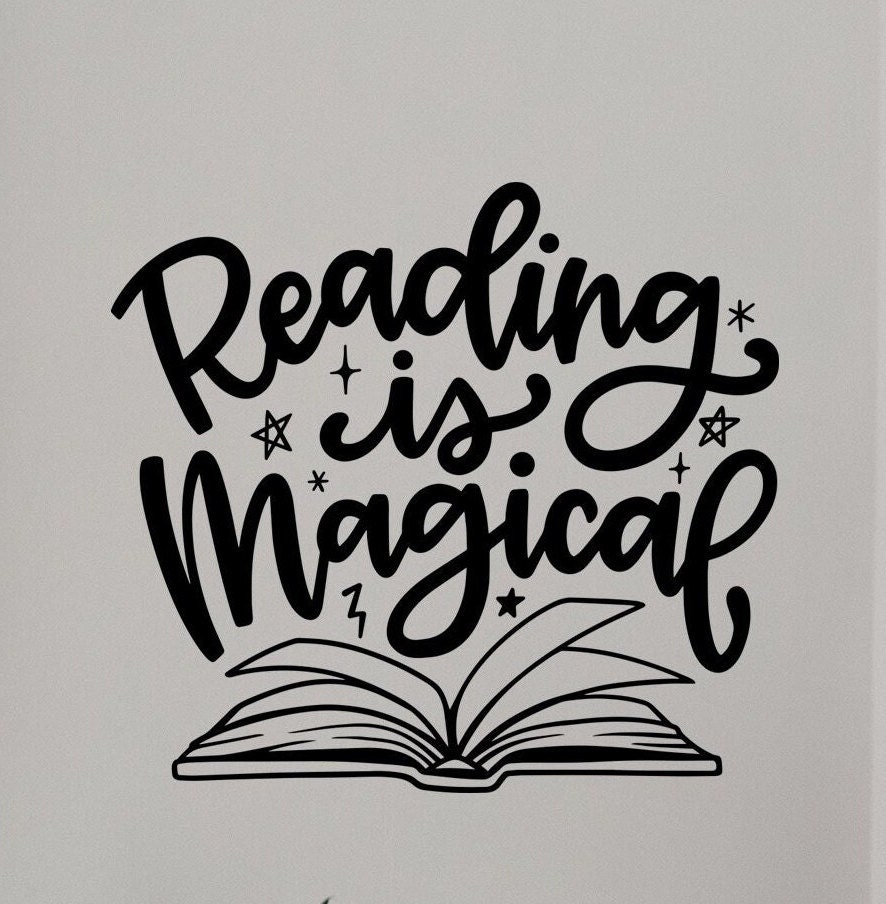 Classroom Decal - Reading is Magical- Vinyl Wall Decal - Classroom ...