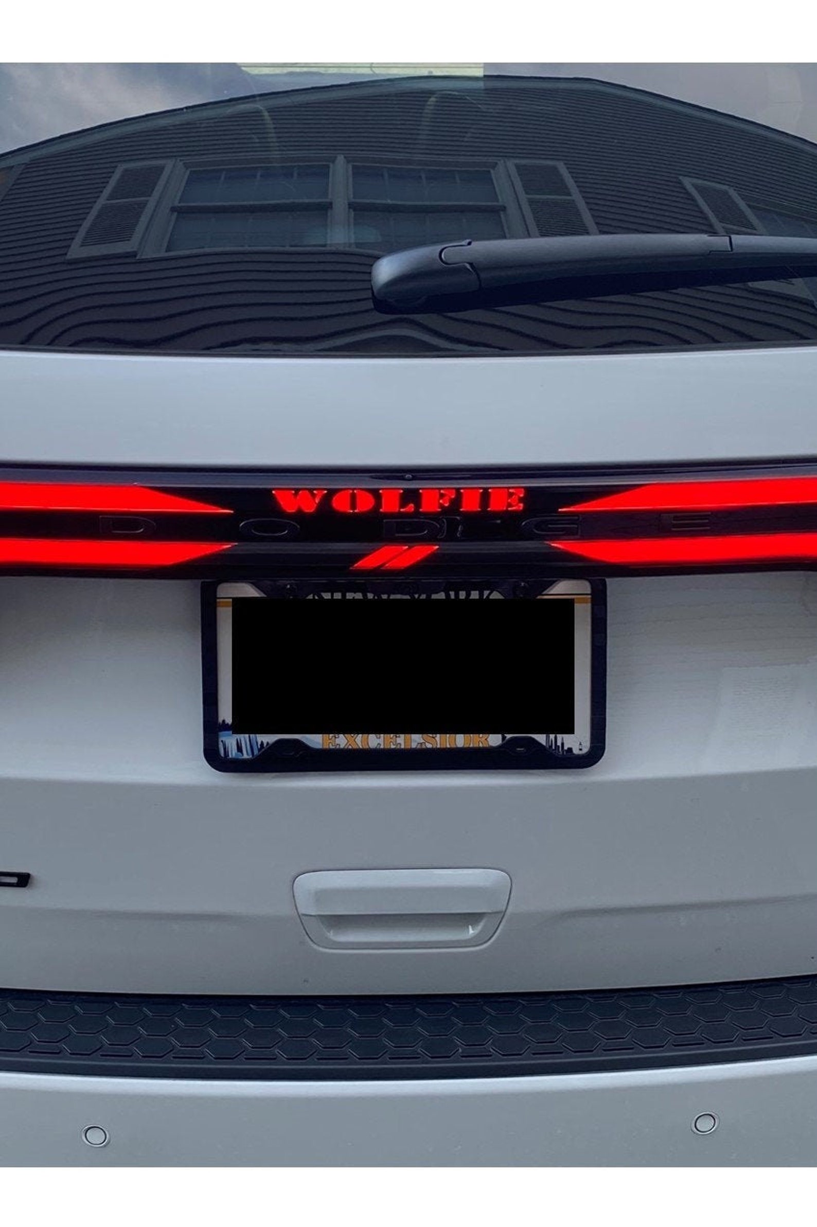 Dodge Durango Tail light Racetrack Decal Center Overlay Fits | Etsy