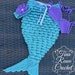 Baby Mermaid Set // Mermaid Photo Prop // Mermaid Bikini Shell - Etsy