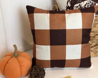 Checkered pillow | Etsy
