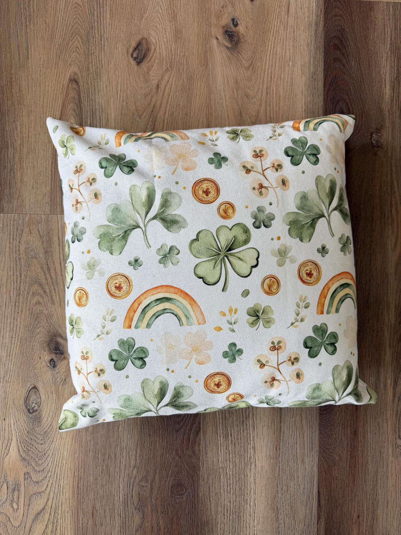 St Patrick's Day Pattern / St Patricks Day / Pillow Cover / Holiday ...