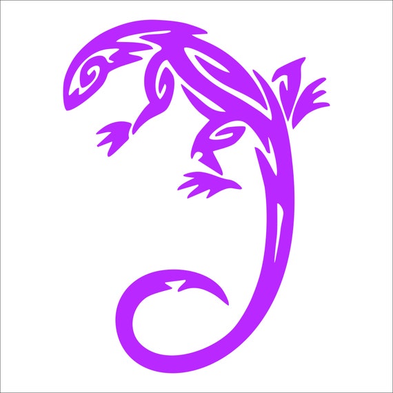 Purple Lizard Tattoo