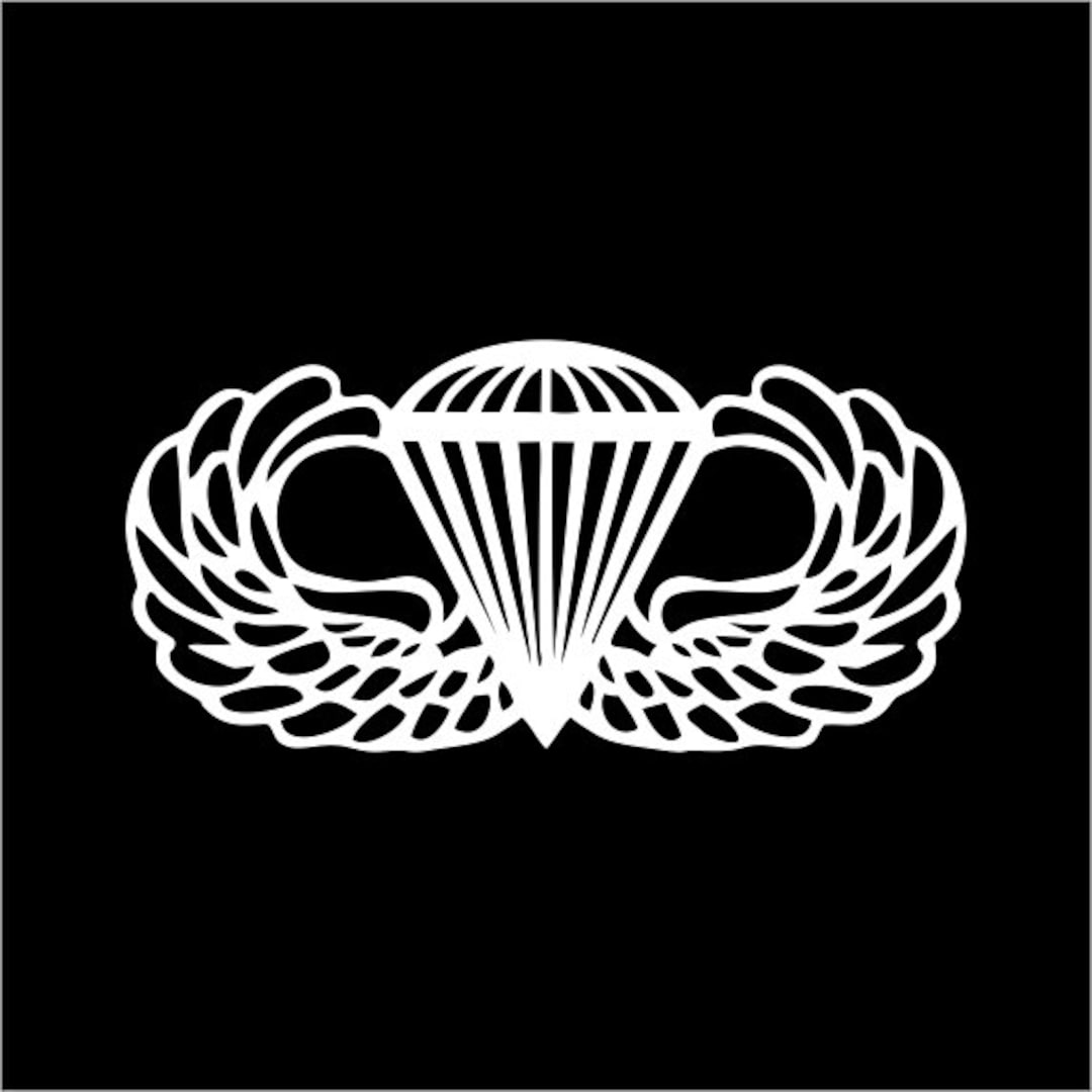 US Army Airborne Jump Wings Vinyl Decal / Sticker 2(TWO) Pack - Etsy