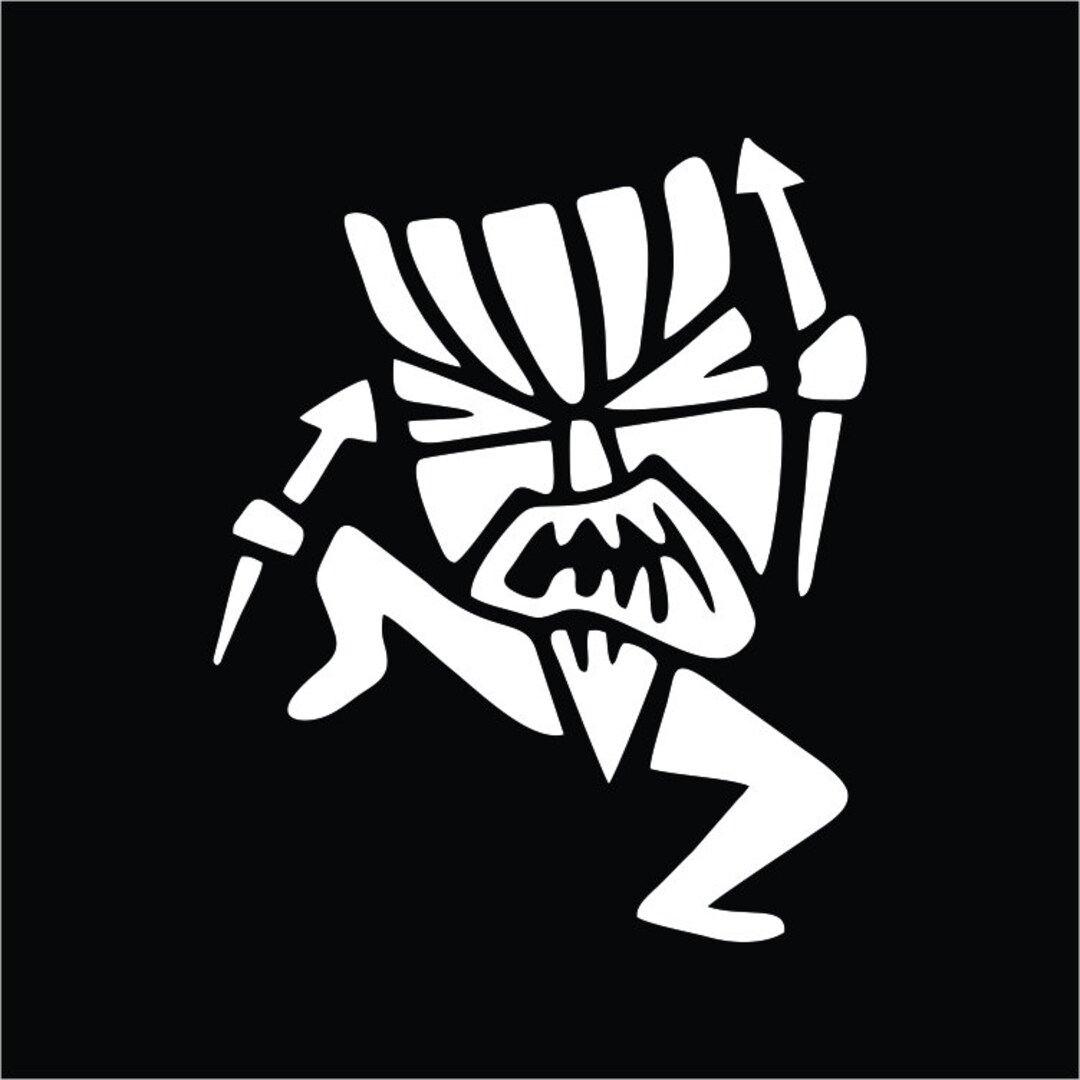 Tiki Man Vinyl Decals / Stickers 2(TWO) Pack - Etsy