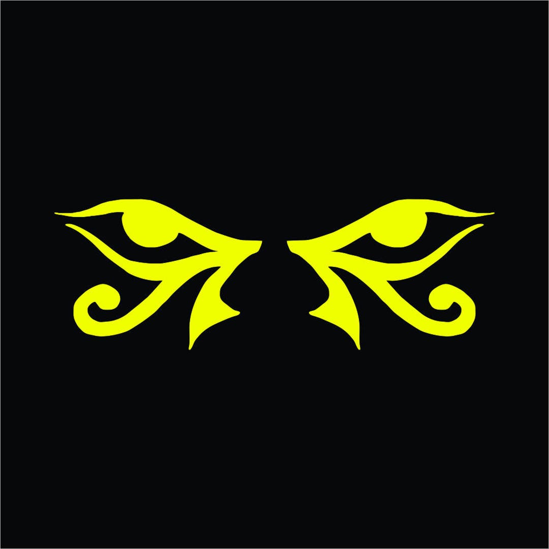 Egypt God Ra Eyes Pharaoh King Pyramid Culture Vinyl Decals / Stickers ...