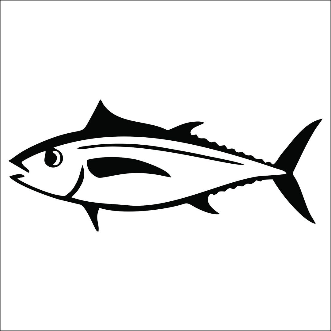 Fish Tuna Vinyl Decals / Stickers 2(TWO) Pack - Etsy