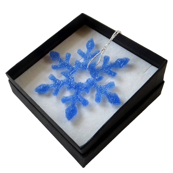 Glass Snowflake - Etsy