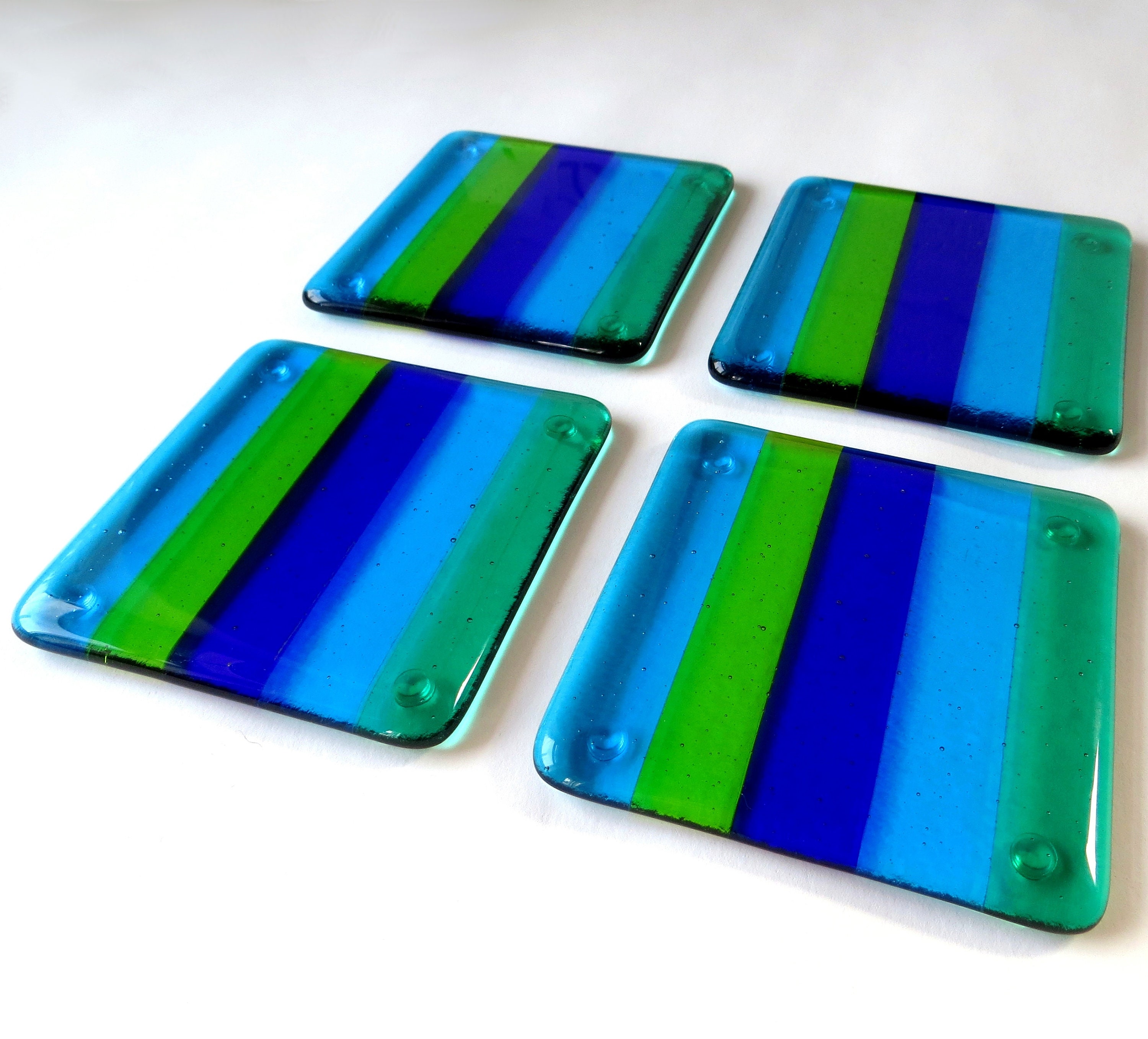 Home & Living Drink & Barware individual Riva fused glass coasters etna ...