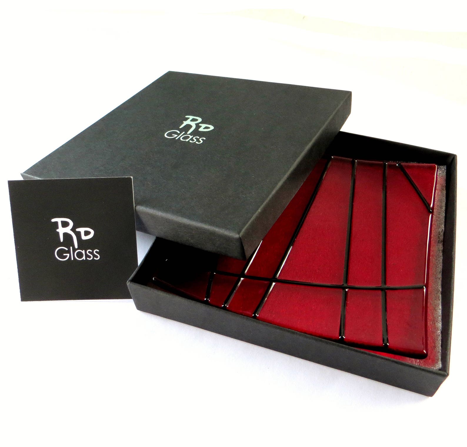 Linea Fused Glass Bowl - Etsy