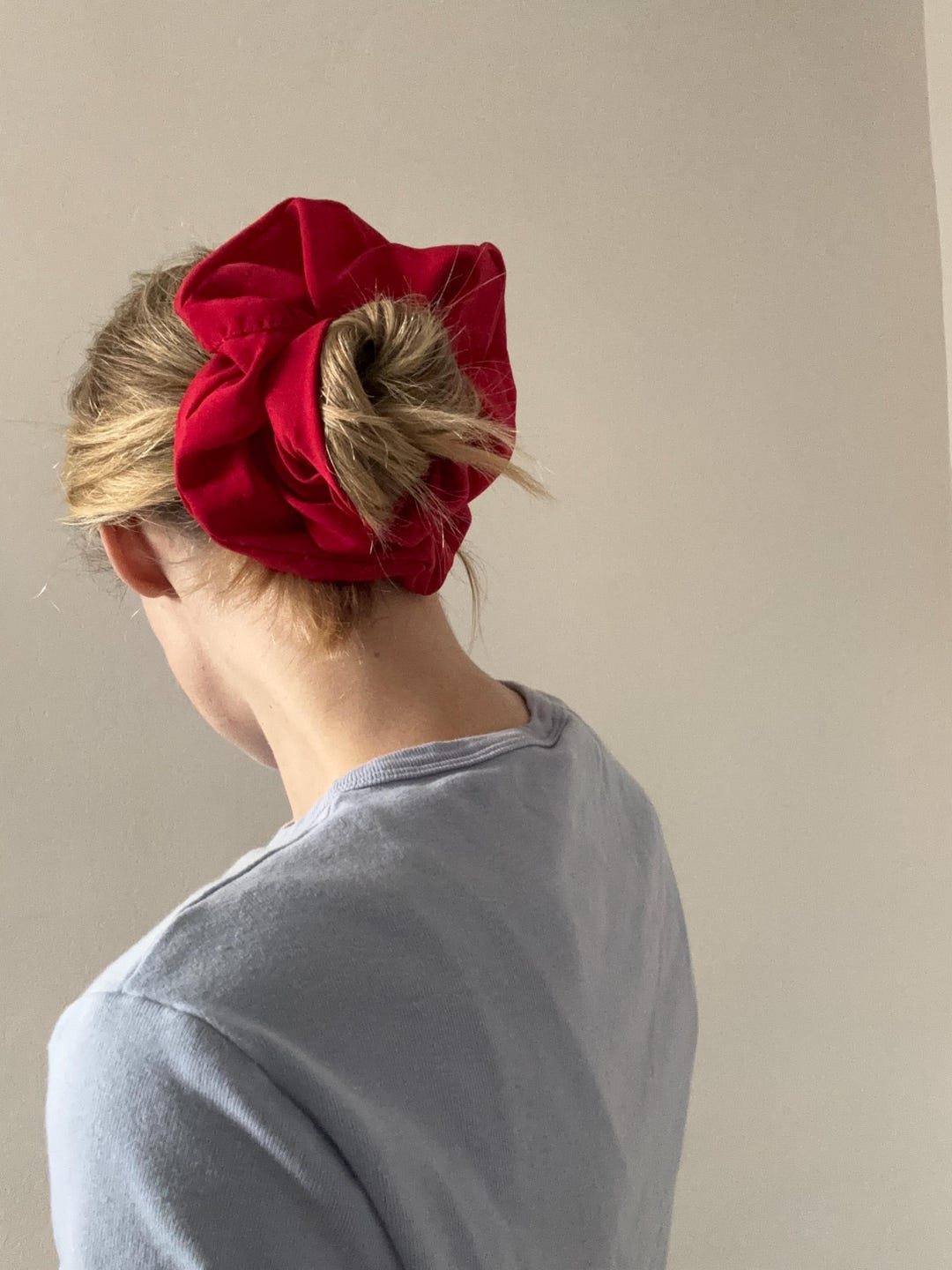Big Red Scrunchie - Etsy
