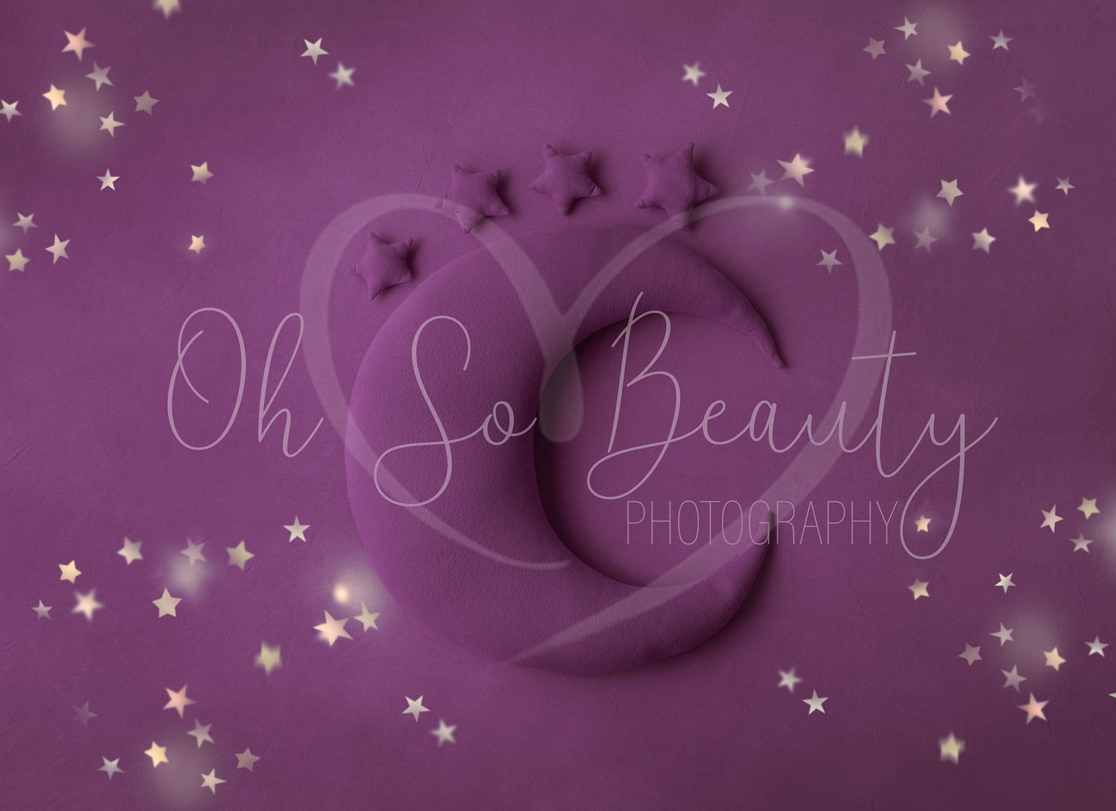 Moon and Stars Digital Backdrop - Etsy