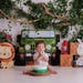DIGITAL DOWNLOAD: Backdrop, Background, Green & White, Birthday, 1st ...