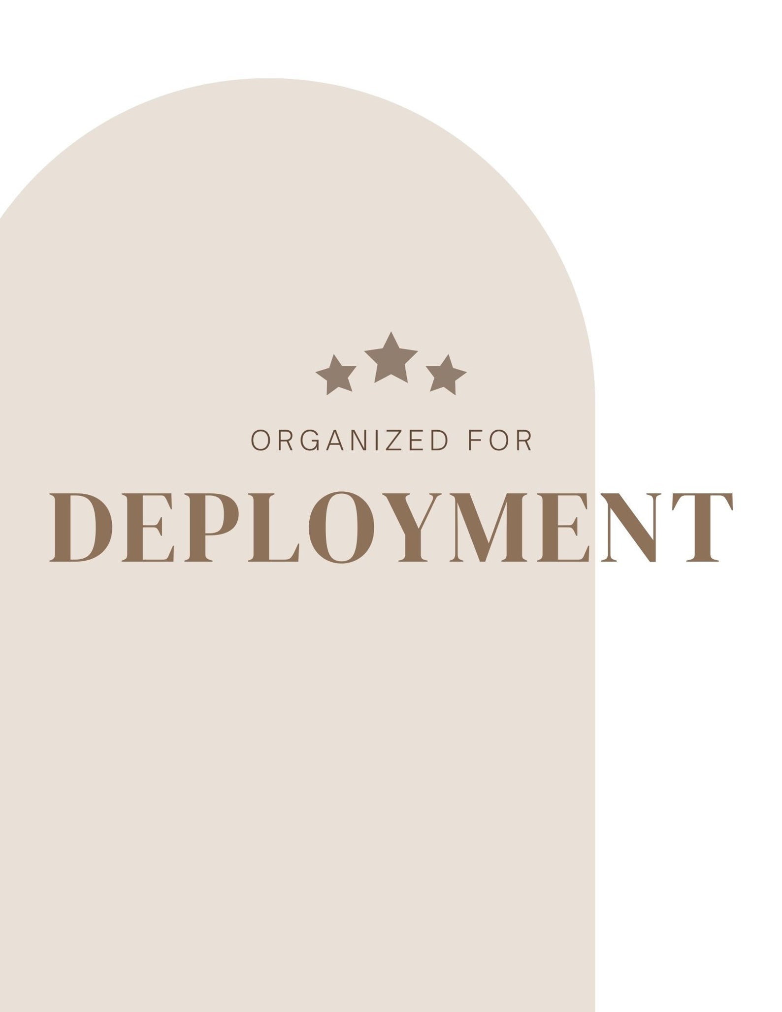 Deployment Binder for Military Spouses, Household Planner, Instant ...