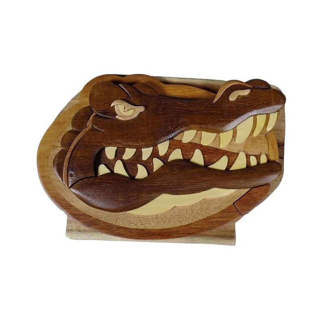 Florida Gators UF - Carver Dan’s Hand-carved Wooden Puzzle Box With ...