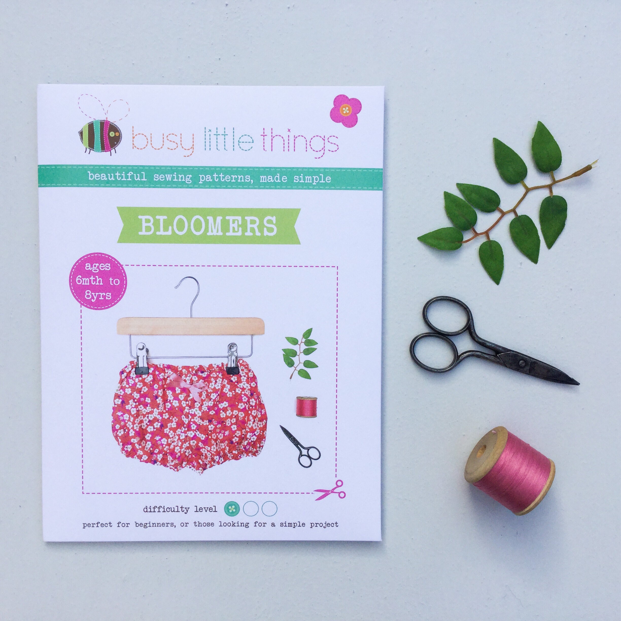 Bloomer Shorts Sewing Pattern, Printed Sewing Pattern and Instructions ...