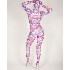 Zentai Full Body Face Cover With Gloves & Feet Spandex Catsuit Custom ...