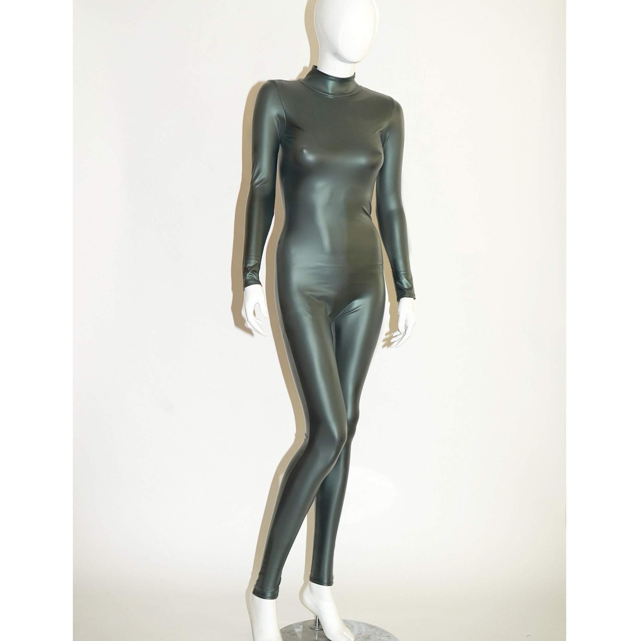 Custom Made Lamia Raised by Wolves Costume Dark Gray Sage Green Spandex ...