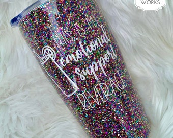 Emotional Support Beverage Tumbler - Etsy