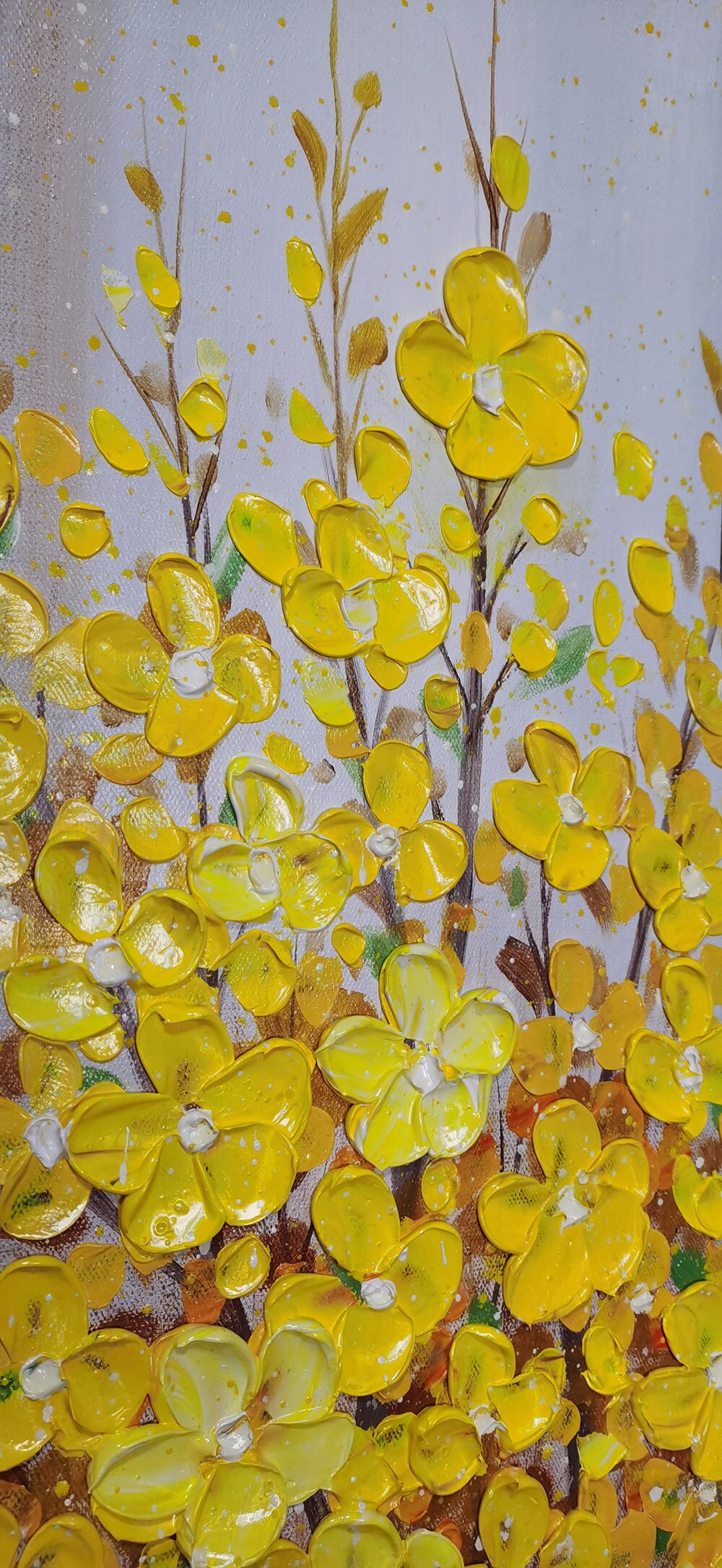 Yellow Flower Oil Painting