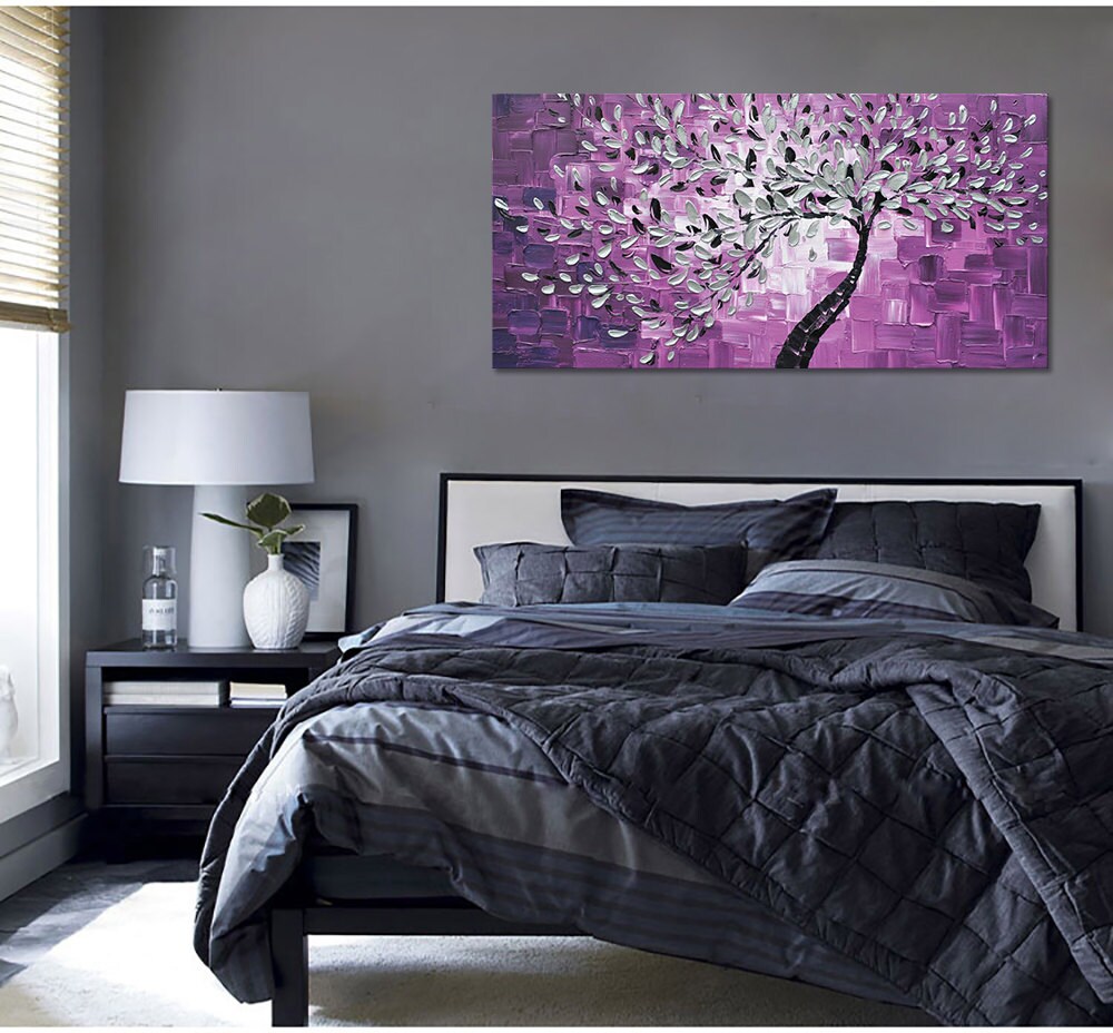 Large Art Hand Painted Living Room Home Decor Wall Art Picture Abstract ...
