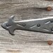 2 False Hinge Fronts, 5.5" Forged Iron Door Decoration Metal Strap ...