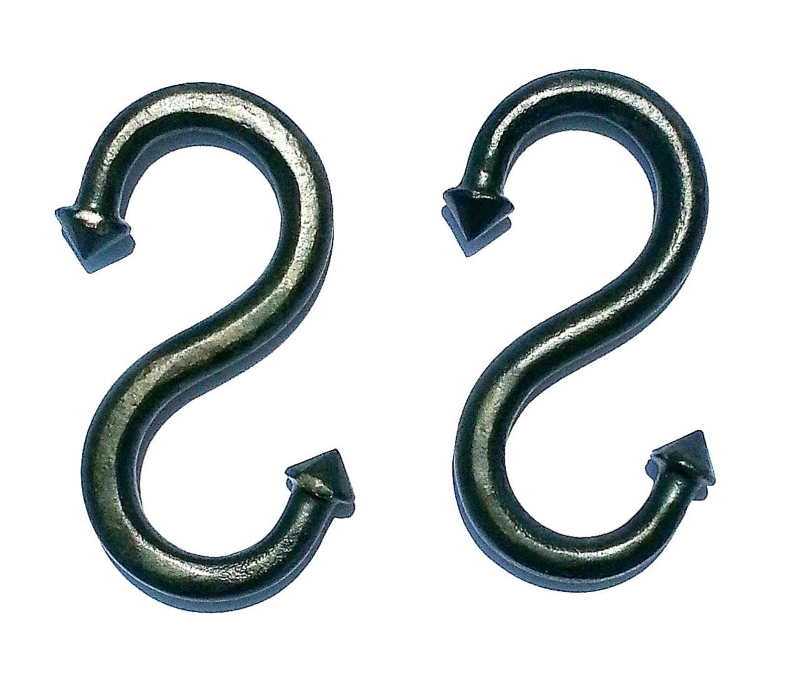 Lot of 6 Hand Forged S' Hooks 2.55 Farmhouse Kitchen | Etsy